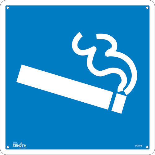 Zenith Safety Products Smoking Section CSA Standard Safety Sign, 12" x ...