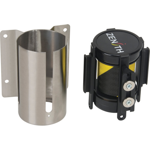 Zenith Safety Products Wall Mount Barrier with Magnetic Tape, Steel ...