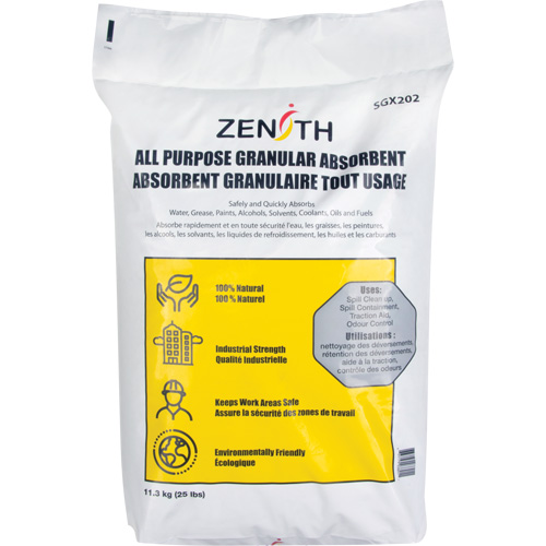 Zenith Safety Products All-Purpose Granular Sorbent SGX202 | Zenith ...