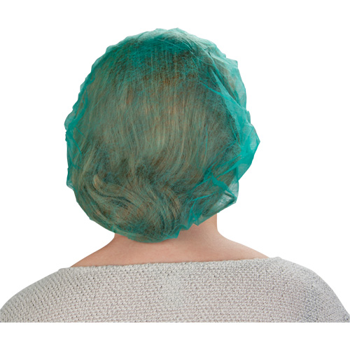 Produits de sécurité Zenith Bonnets bouffants, Polypropylène, 21", Vert ...