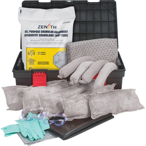 Zenith Safety Products Tool Box Spill Kit, Universal, Bin, 31 US gal ...
