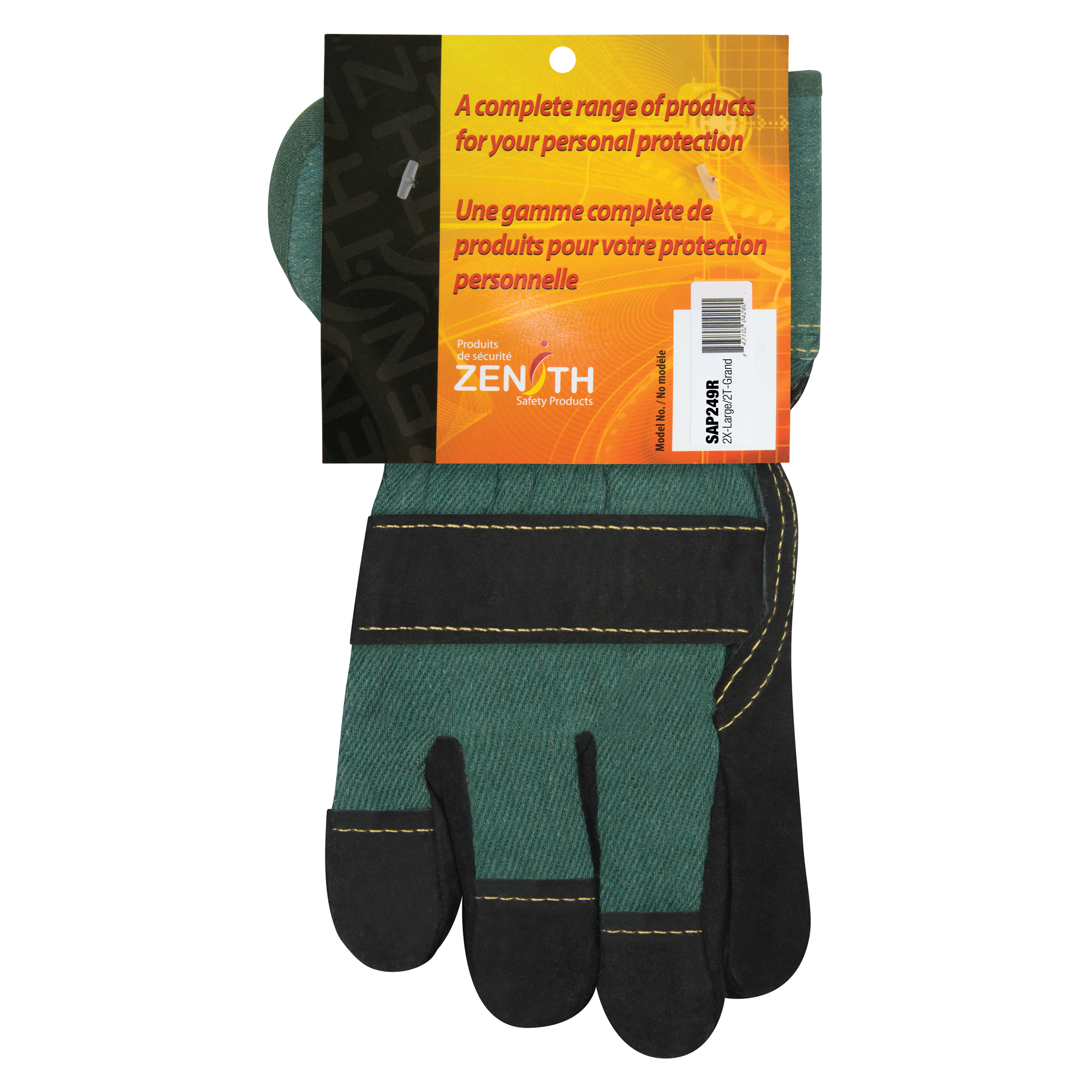 Produits de sécurité Zenith Gants d'ajusteur doublés pour l'hiver à chaleur supérieure, 2T-Grand ...