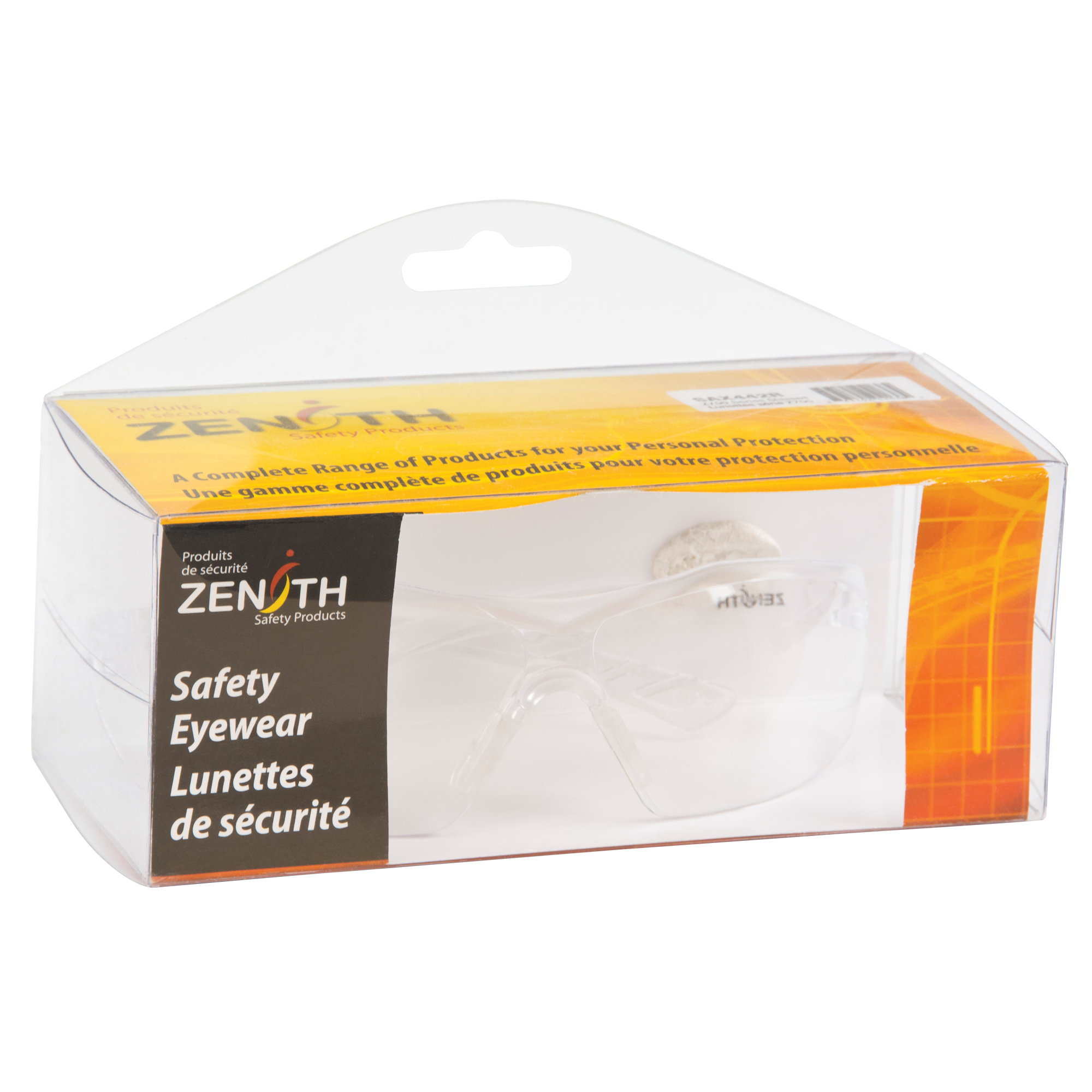 Zenith Safety Products Z700 Series Safety Glasses, Clear Lens, Anti ...