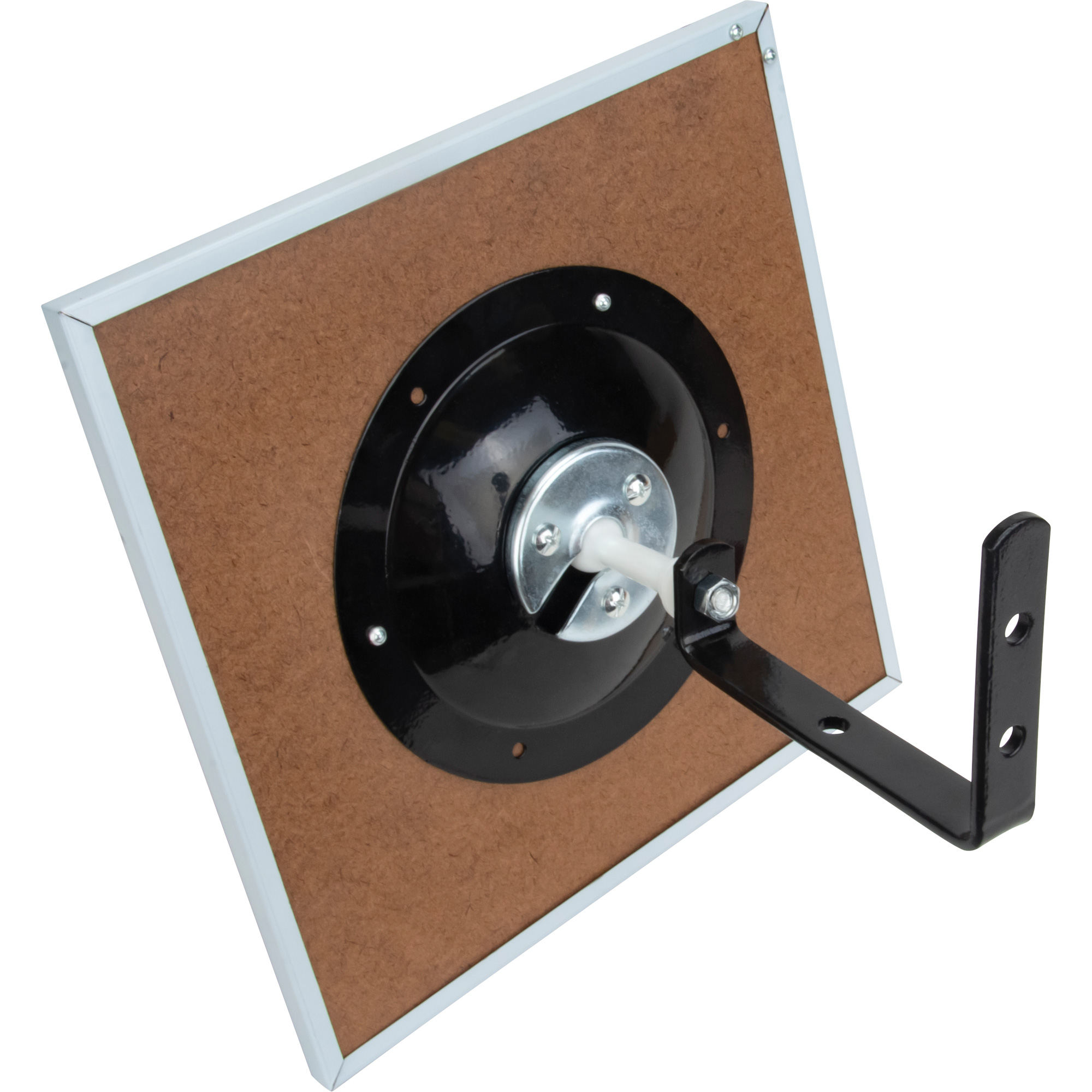 Zenith Safety Products Flat Mirror, 12" H x 12" W, Framed SDP515 ...
