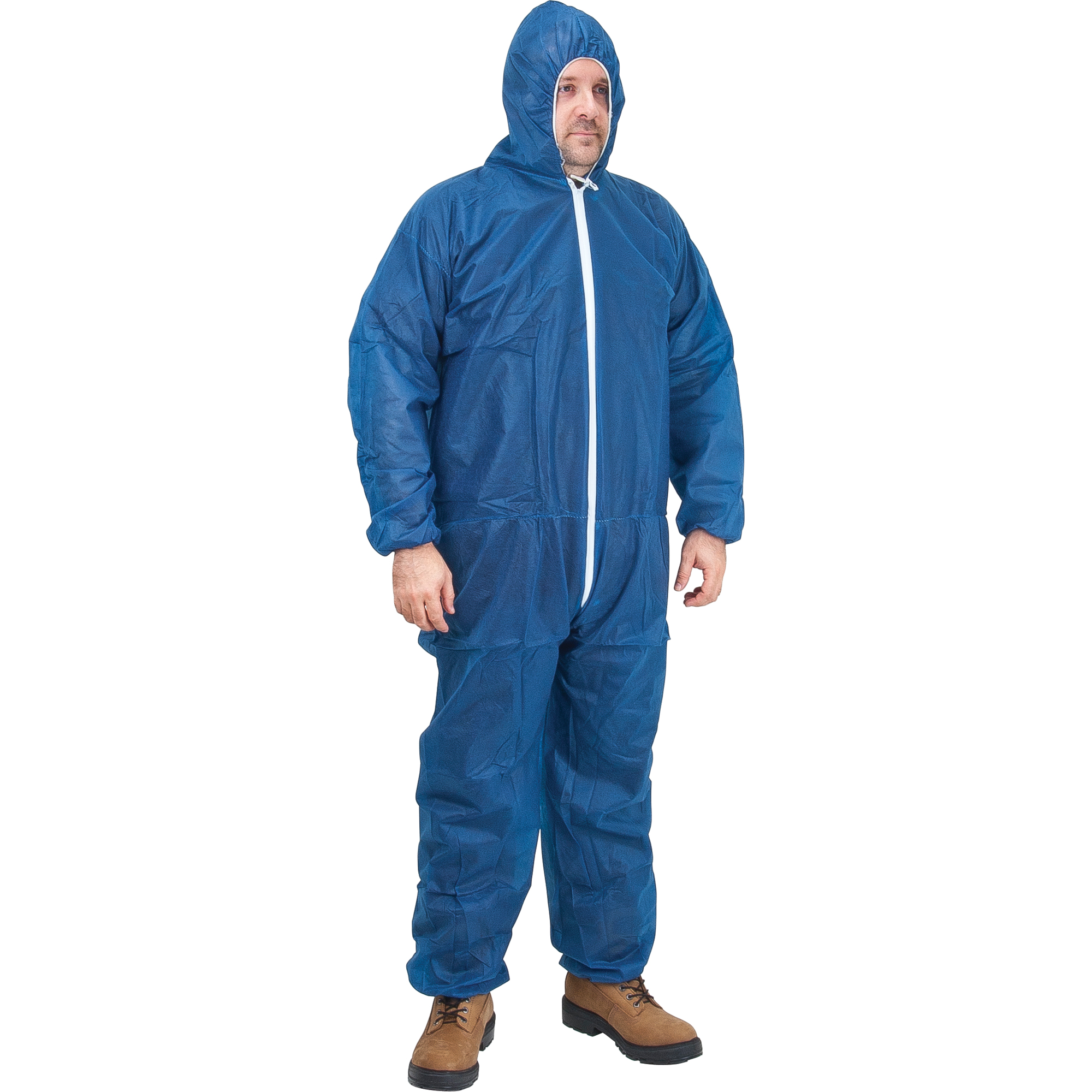 Zenith Safety Products Coveralls, 2X-Large, Blue, Polypropylene SEC395 ...