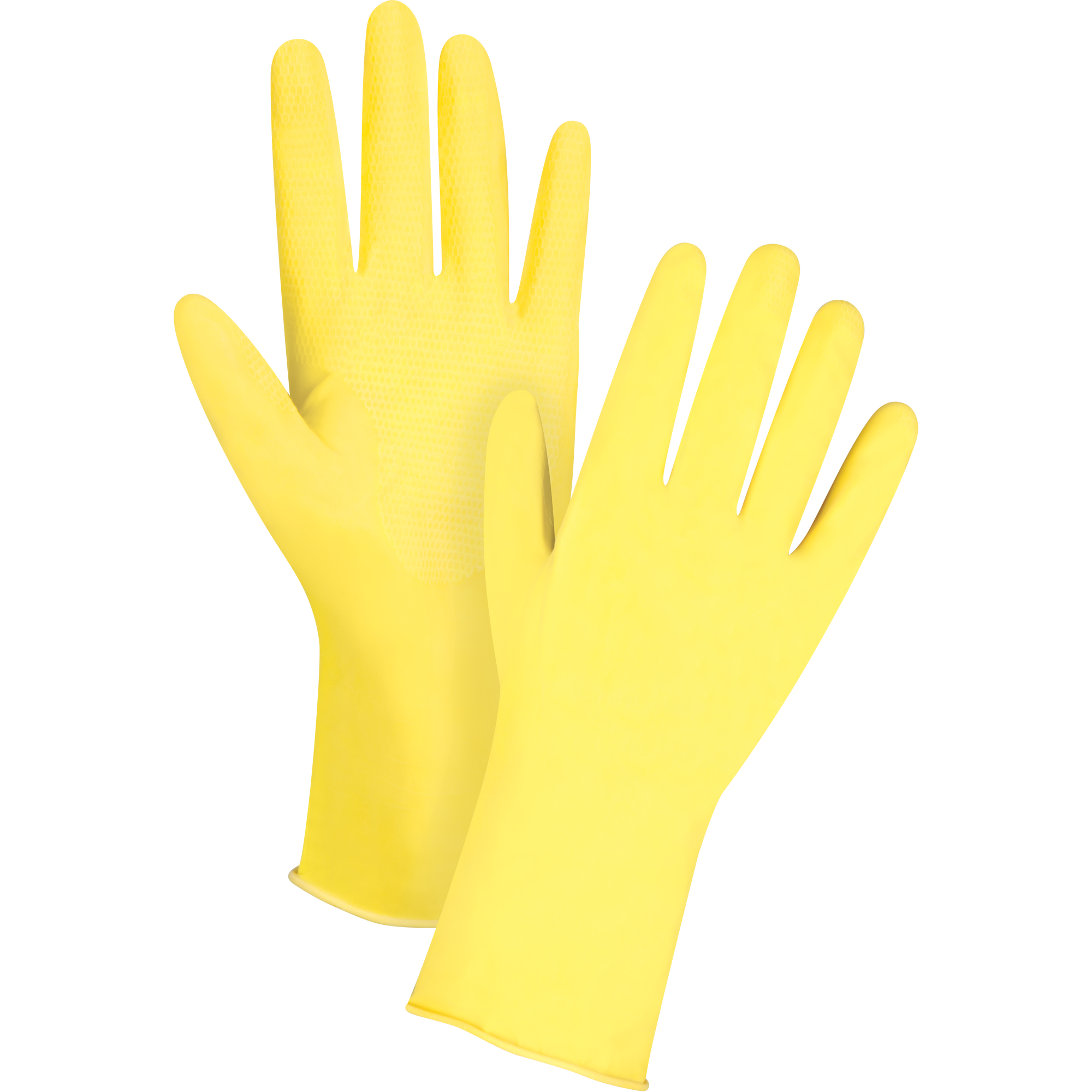 Zenith Safety Products Premium Canary Yellow Chemical-Resistant Gloves ...