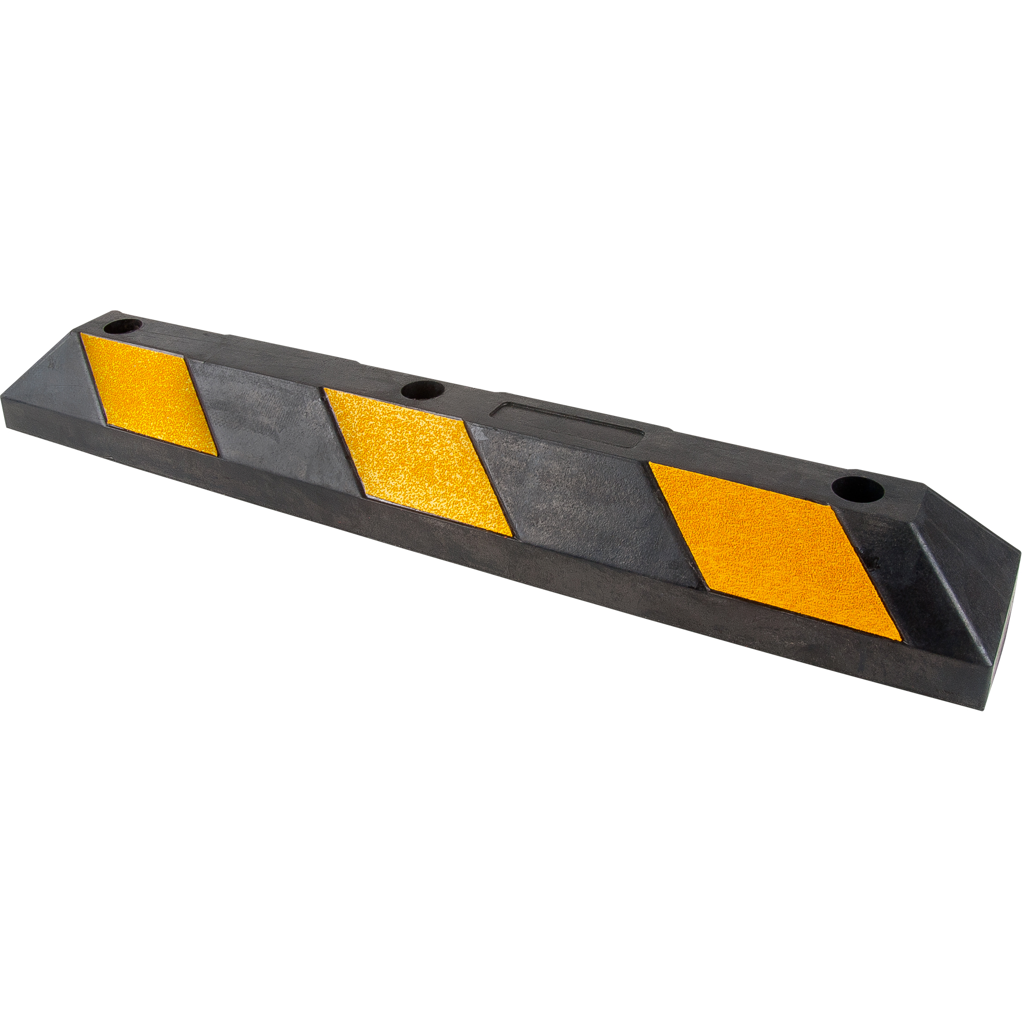 Zenith Safety Products Parking Curb, Rubber, 3' L, Black/Yellow SEH140 ...