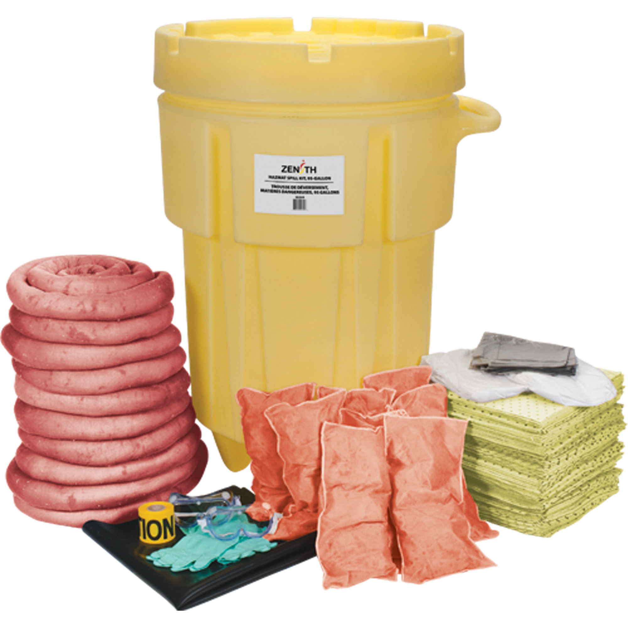 Zenith Safety Products Shop Spill Kit, Hazmat, Overpack/Salvage Drum ...