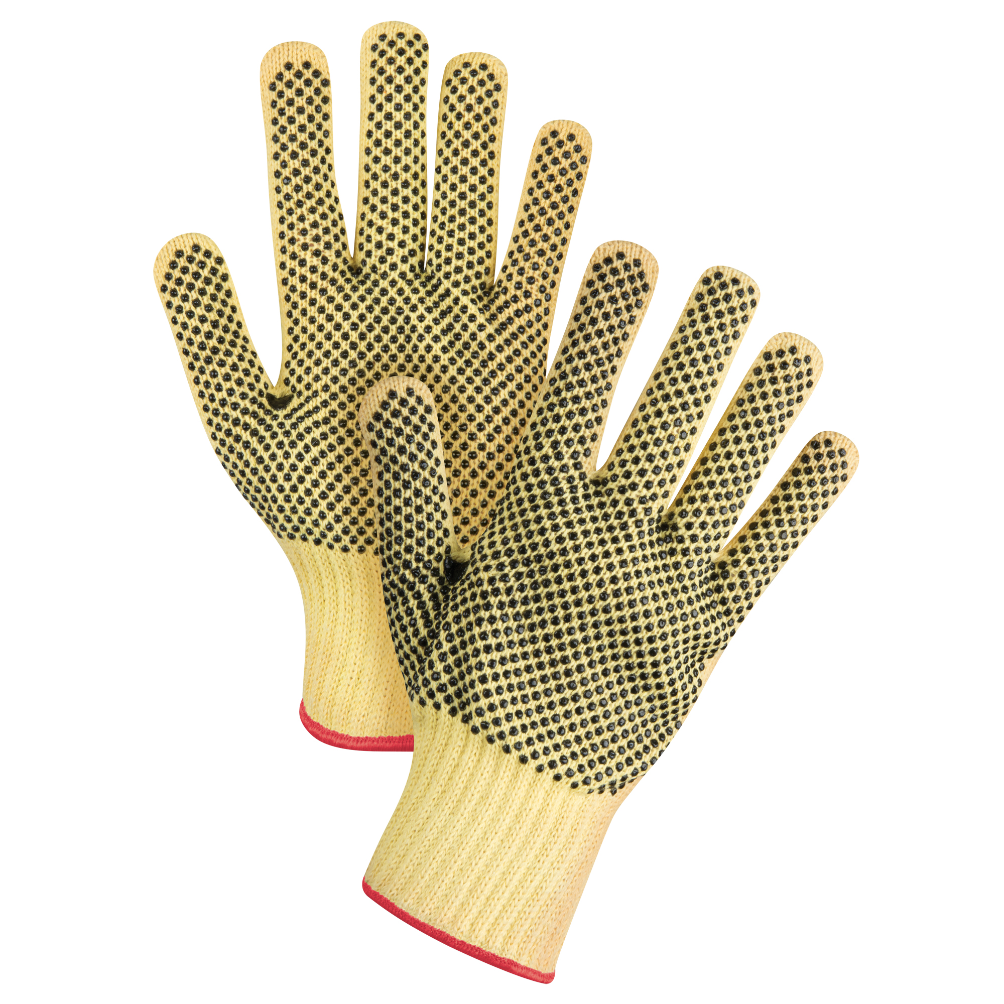 Zenith Safety Products Double-Sided Dotted Seamless String Knit Gloves ...