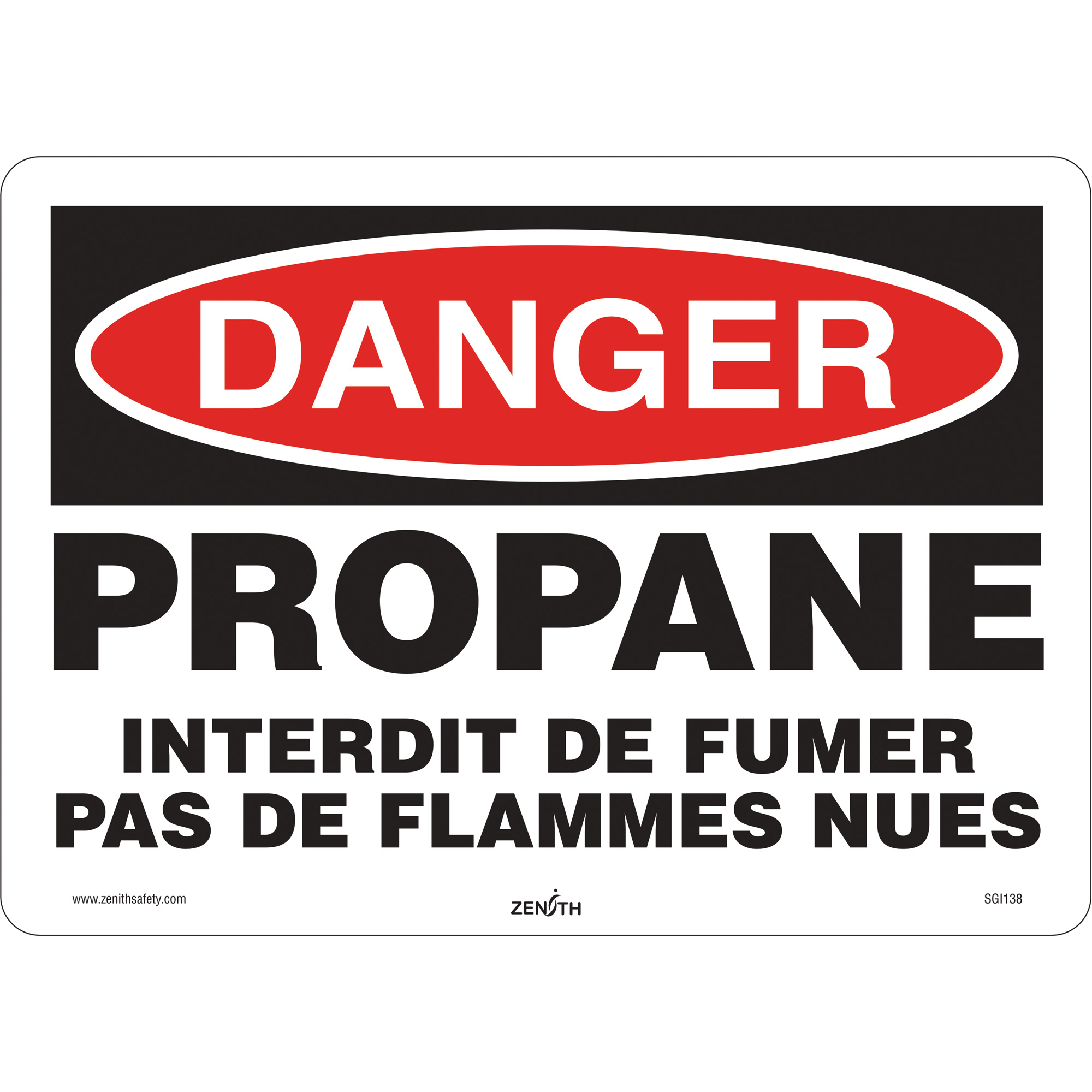 Propane Safety Signs