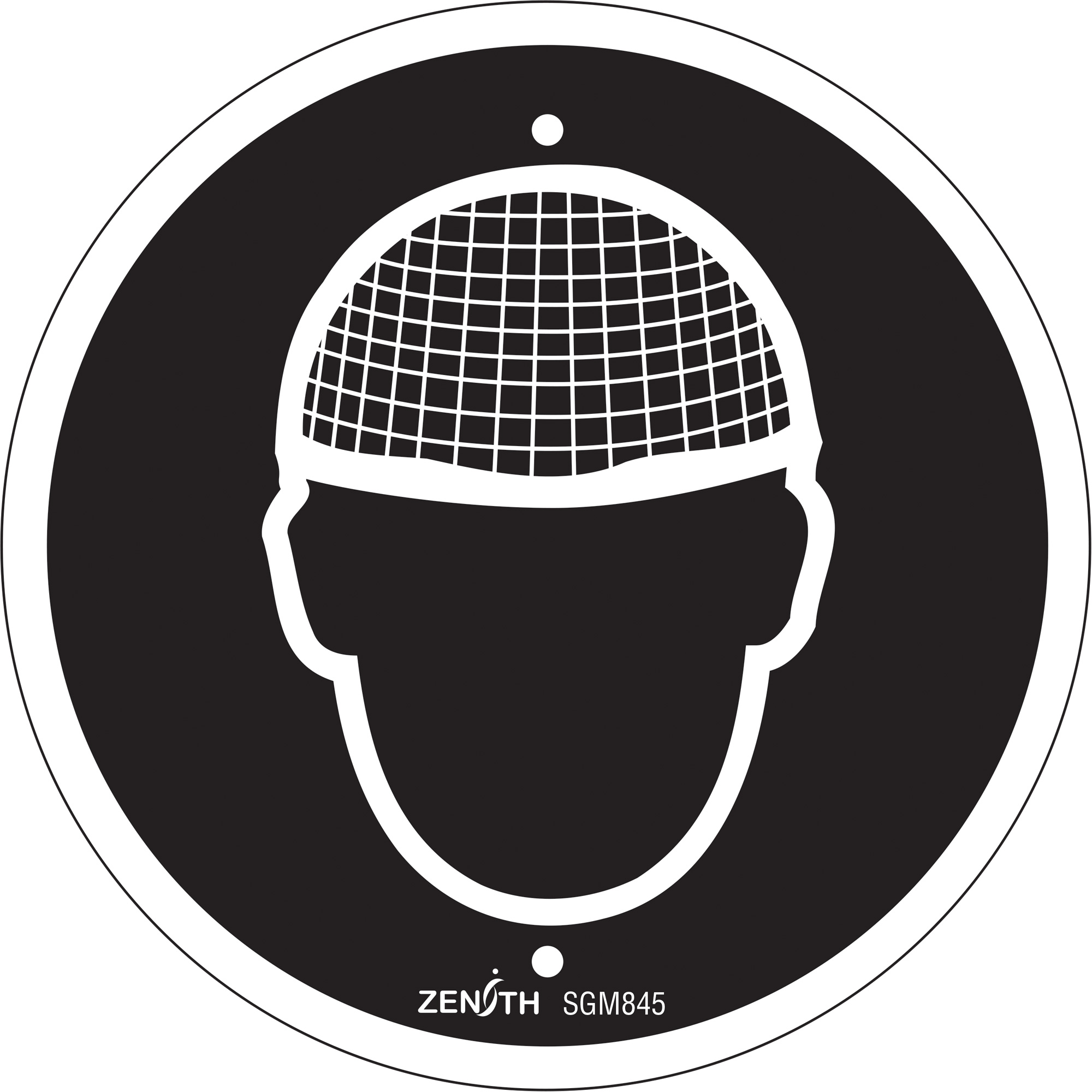 Zenith Safety Products Hair Net Required CSA Safety Sign, 6" x 6 ...