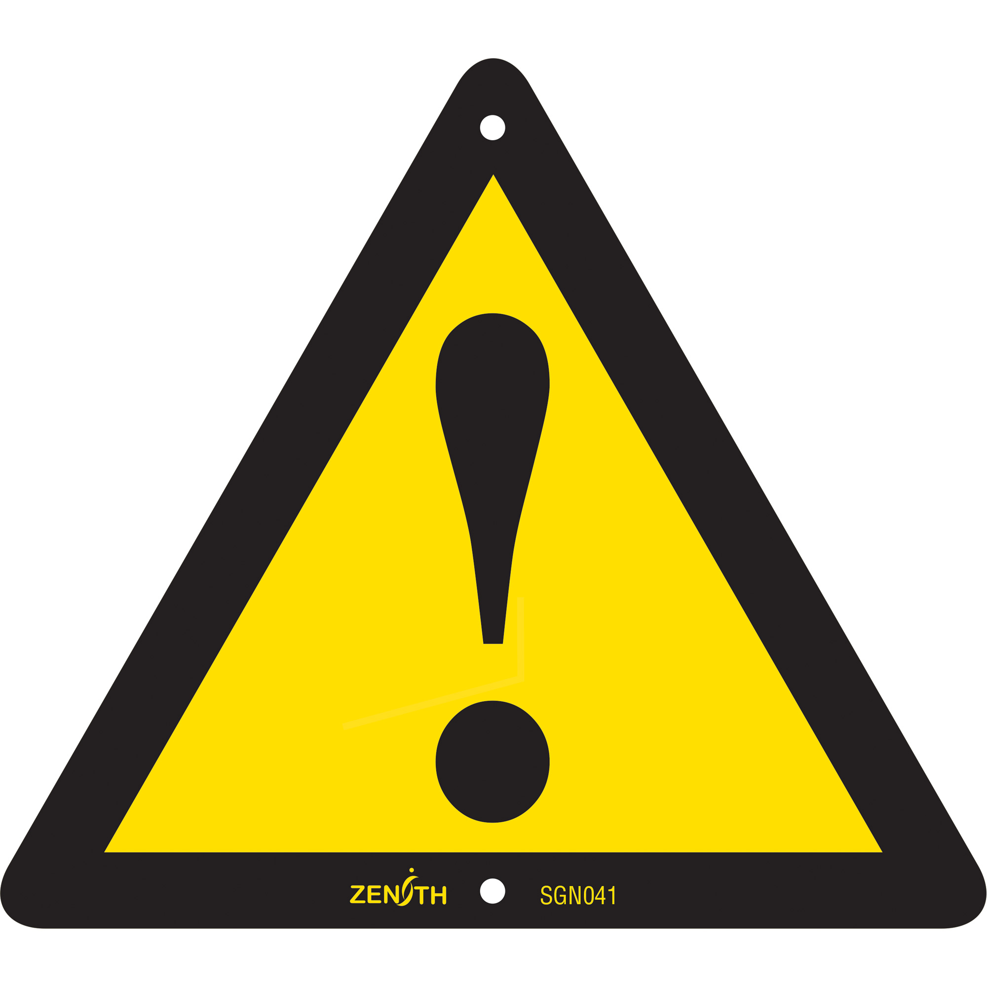 Zenith Safety Products General Warning CSA Safety Sign, 6" x 6 ...