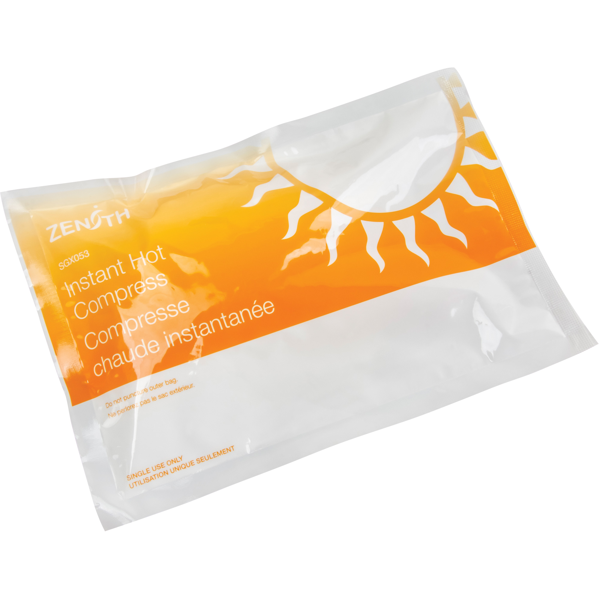 Zenith Safety Products Instant Compress, Hot, Single Use, 6" x 9 ...