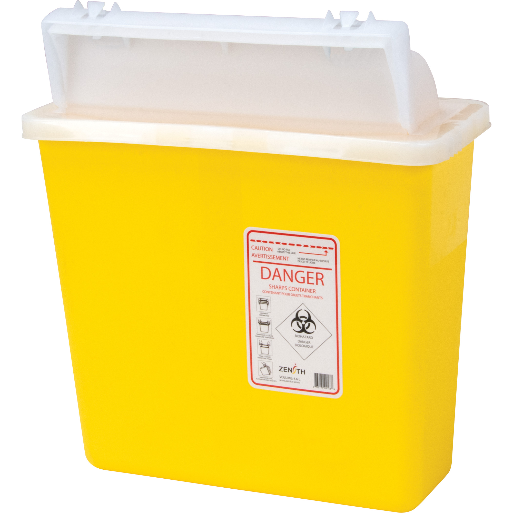 Zenith Safety Products Sharps Container, 4.6L Capacity | Zenith Safety ... Zenith Safety Products Sharps Container, 4.6L Capacity | Zenith Safety ...