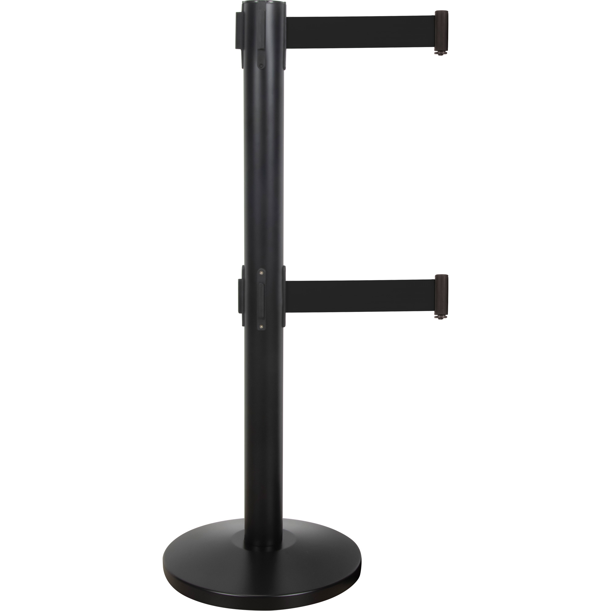 Zenith Safety Products Dual Belt Crowd Control Barrier, Steel, 35" H ...